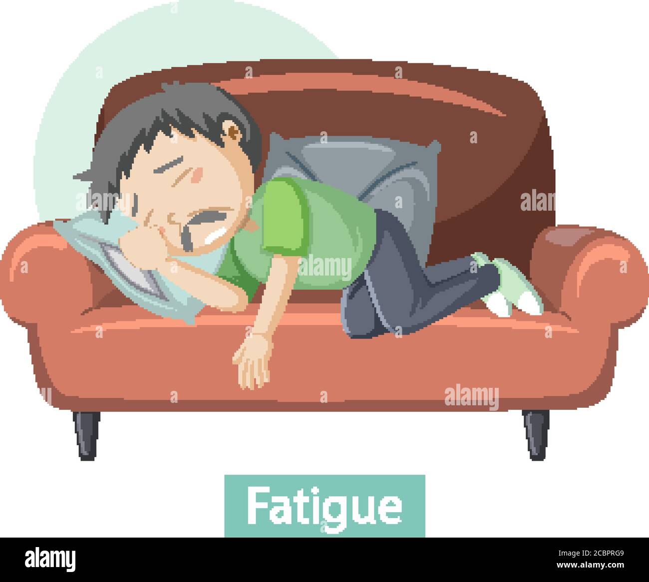 Medical infographic of fatigue symptoms illustration Stock Vector Image ...