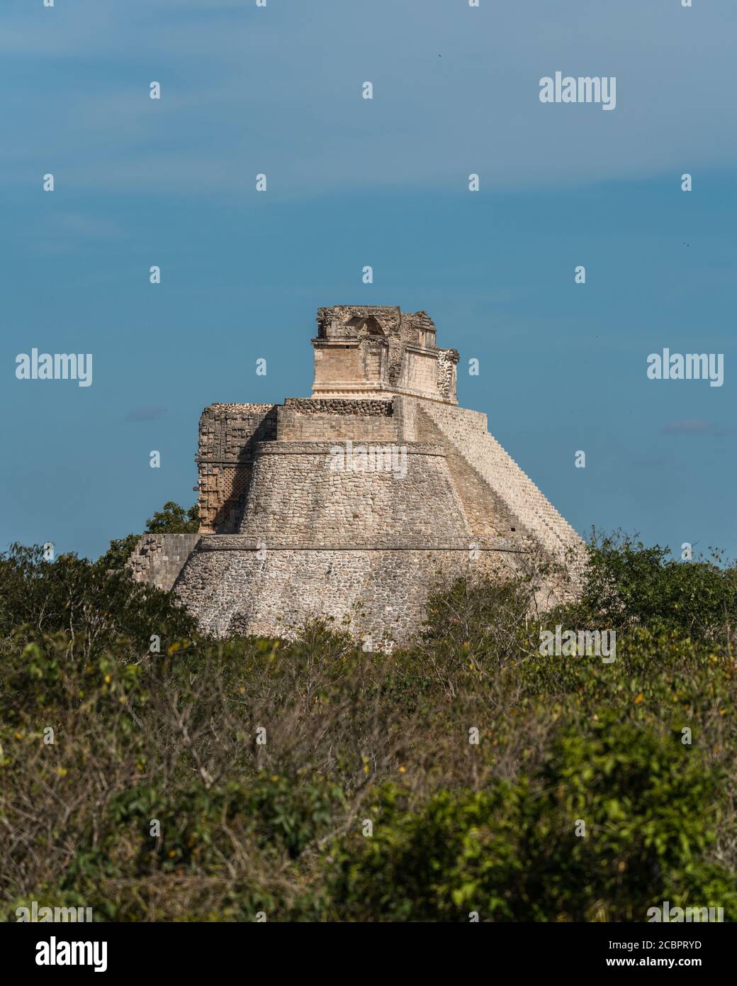 The Pyramid of the Magician, also known as the Pyramid of the Dwarf. It ...