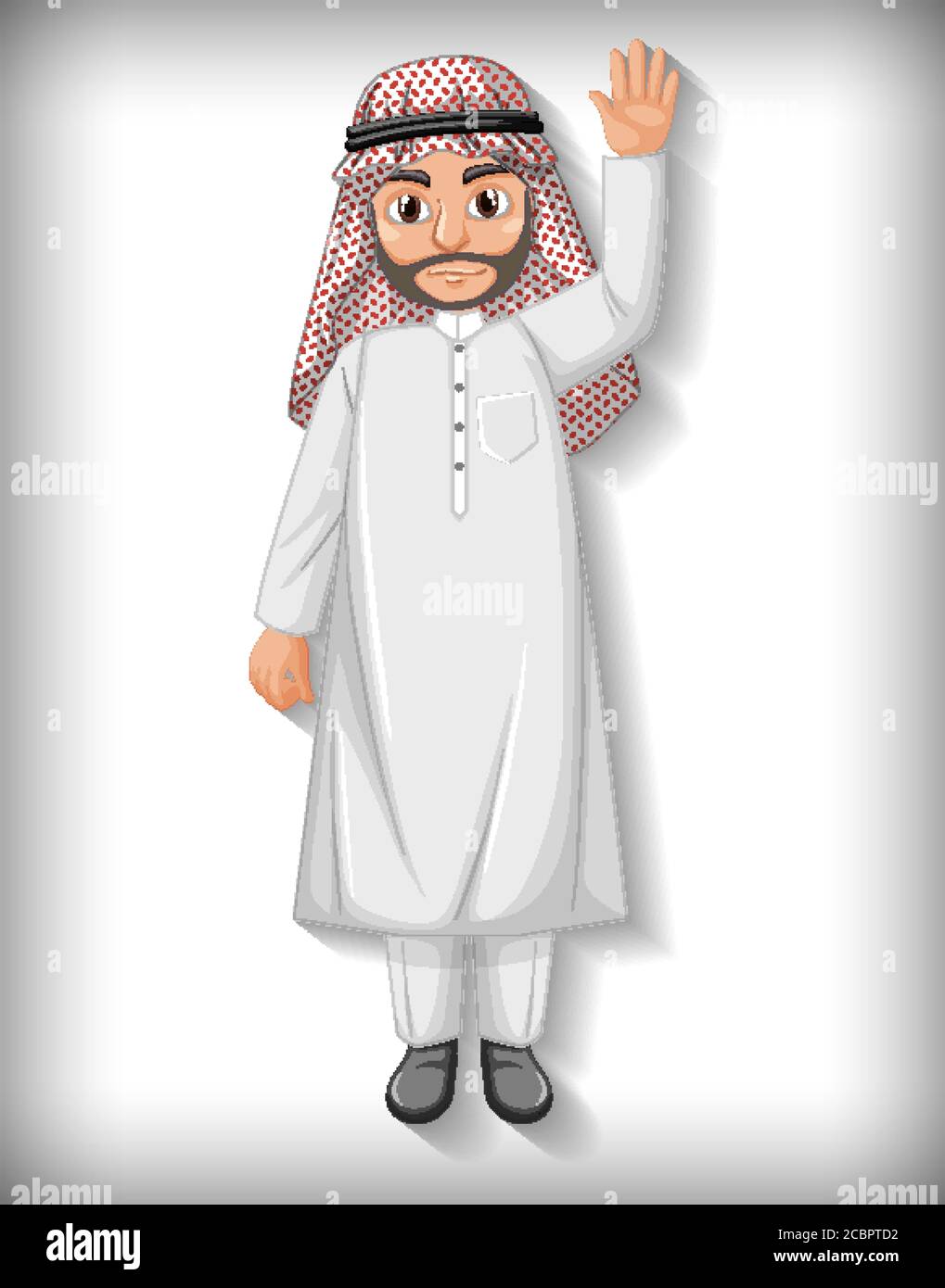 Arab man cartoon character illustration Stock Vector Image & Art - Alamy