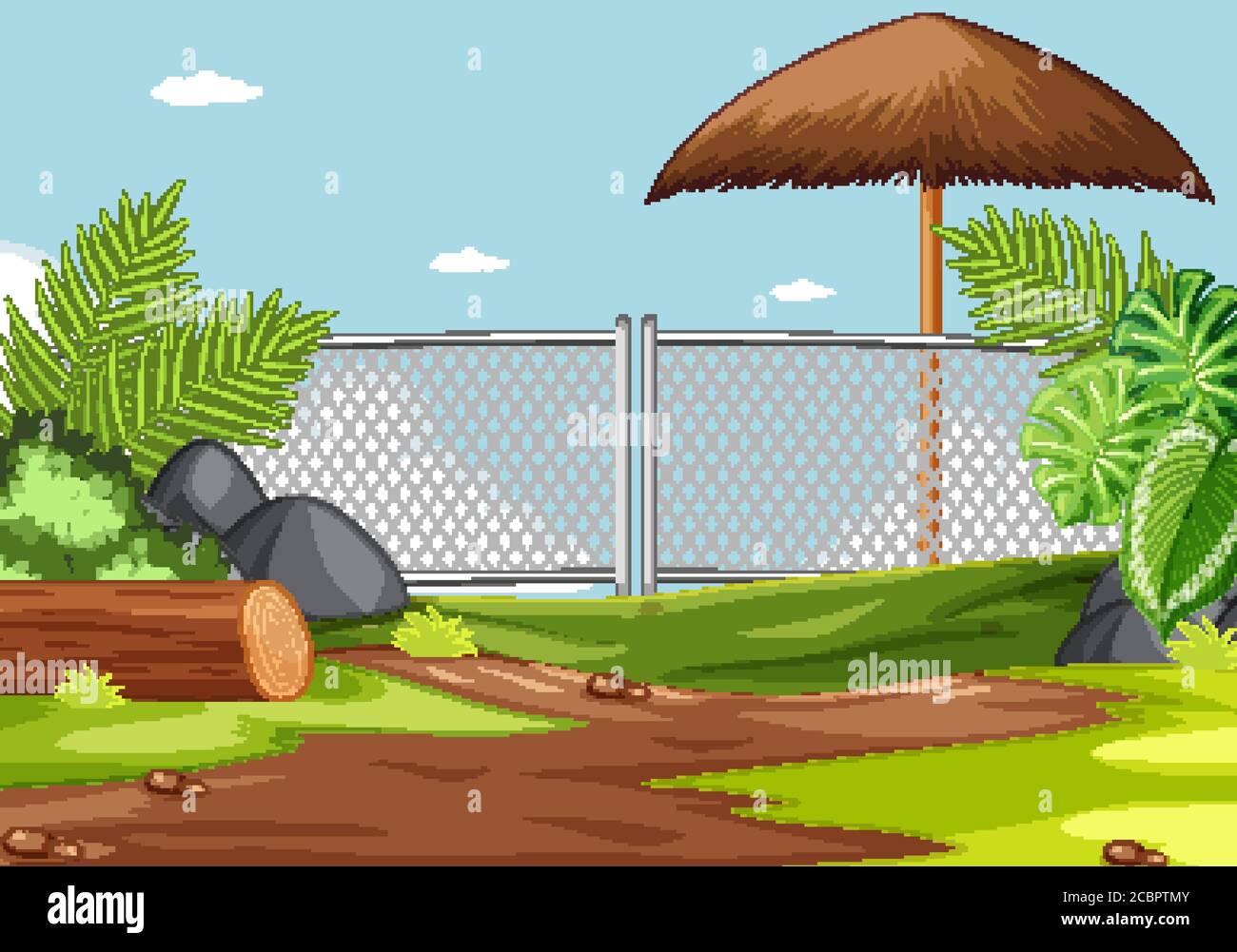 Blank park zoo Stock Vector Images - Alamy