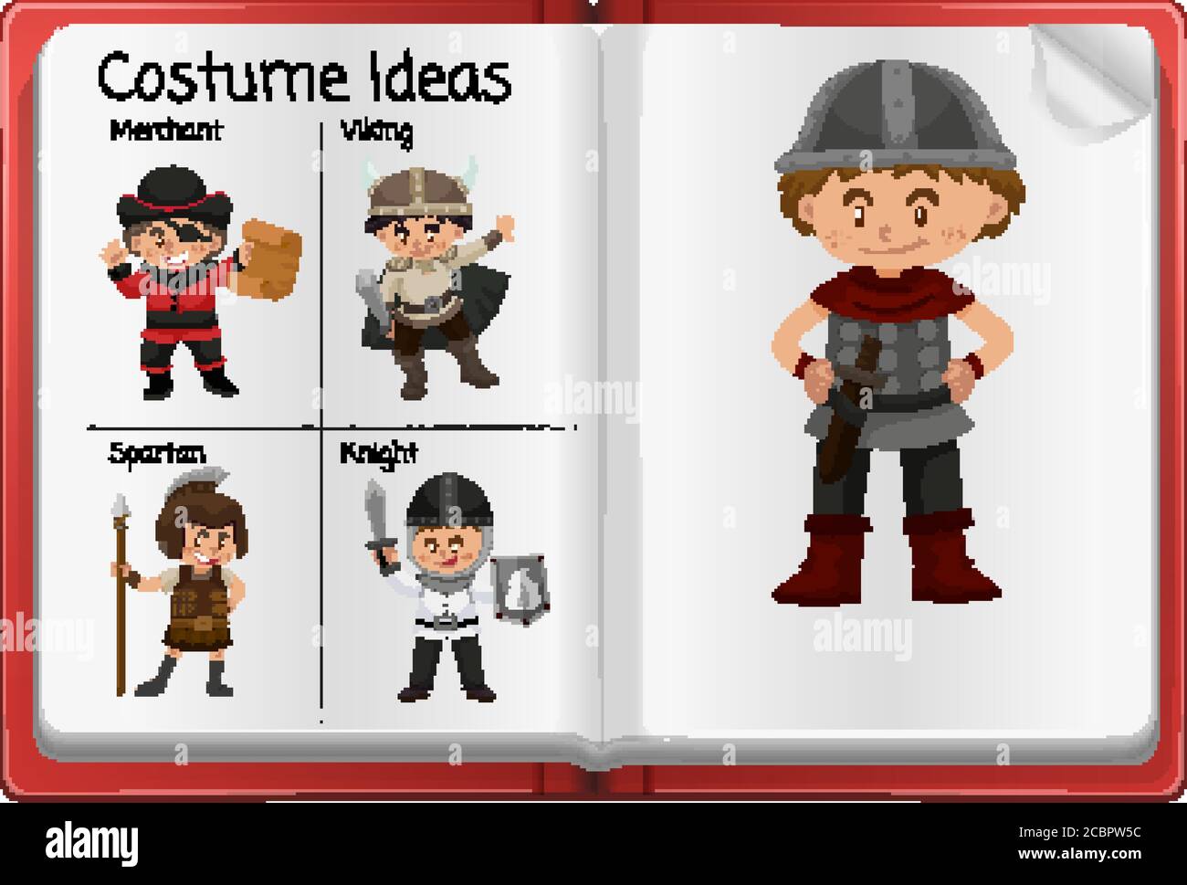 Open activity diary page illustration Stock Vector Image & Art - Alamy