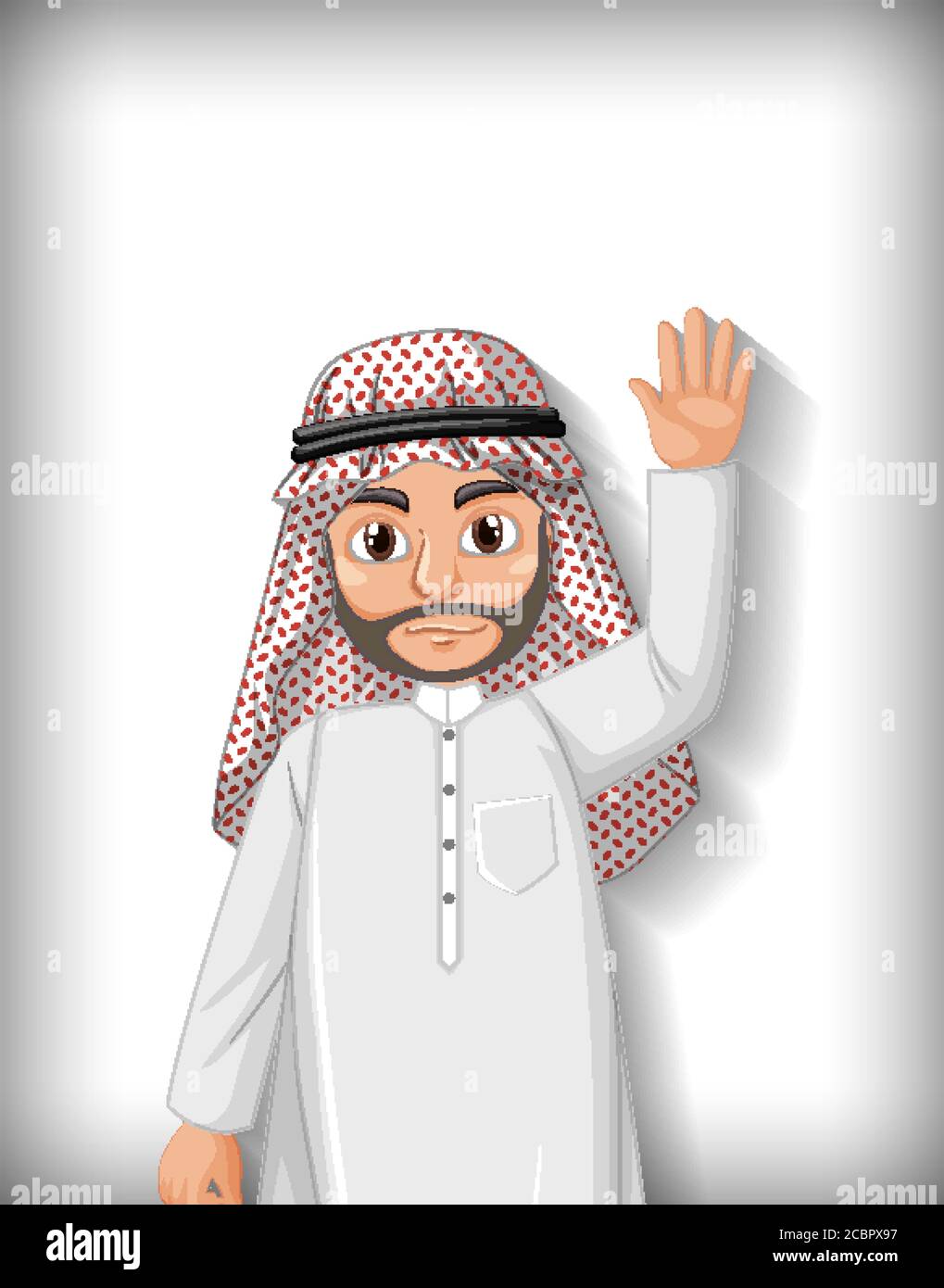 Arab man cartoon character illustration Stock Vector Image & Art - Alamy