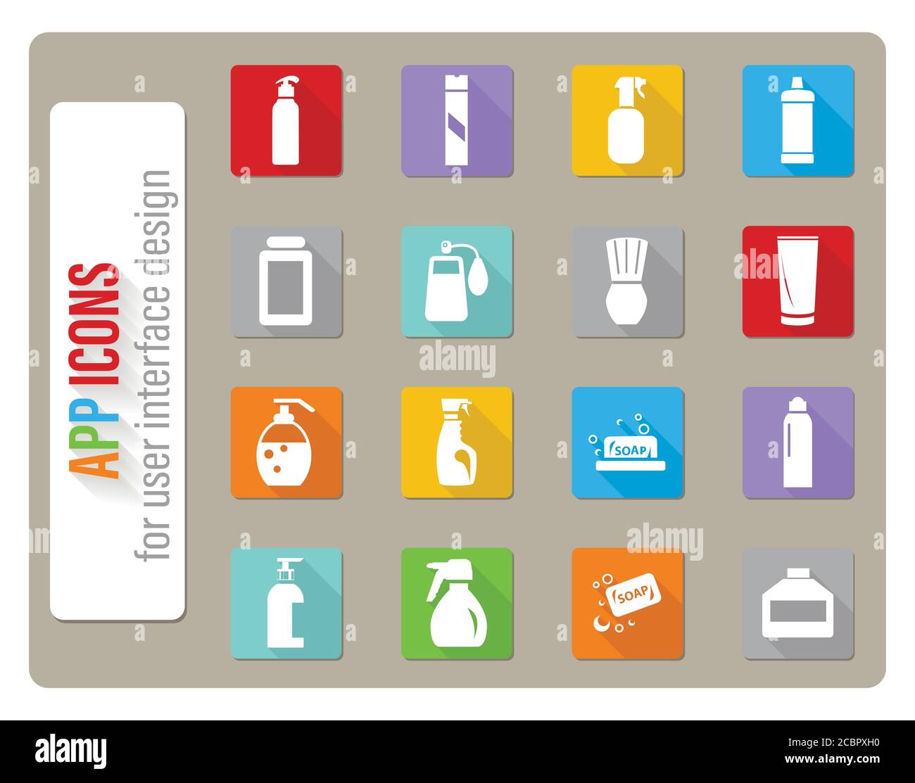 household chemicals icon set Stock Vector Image & Art - Alamy