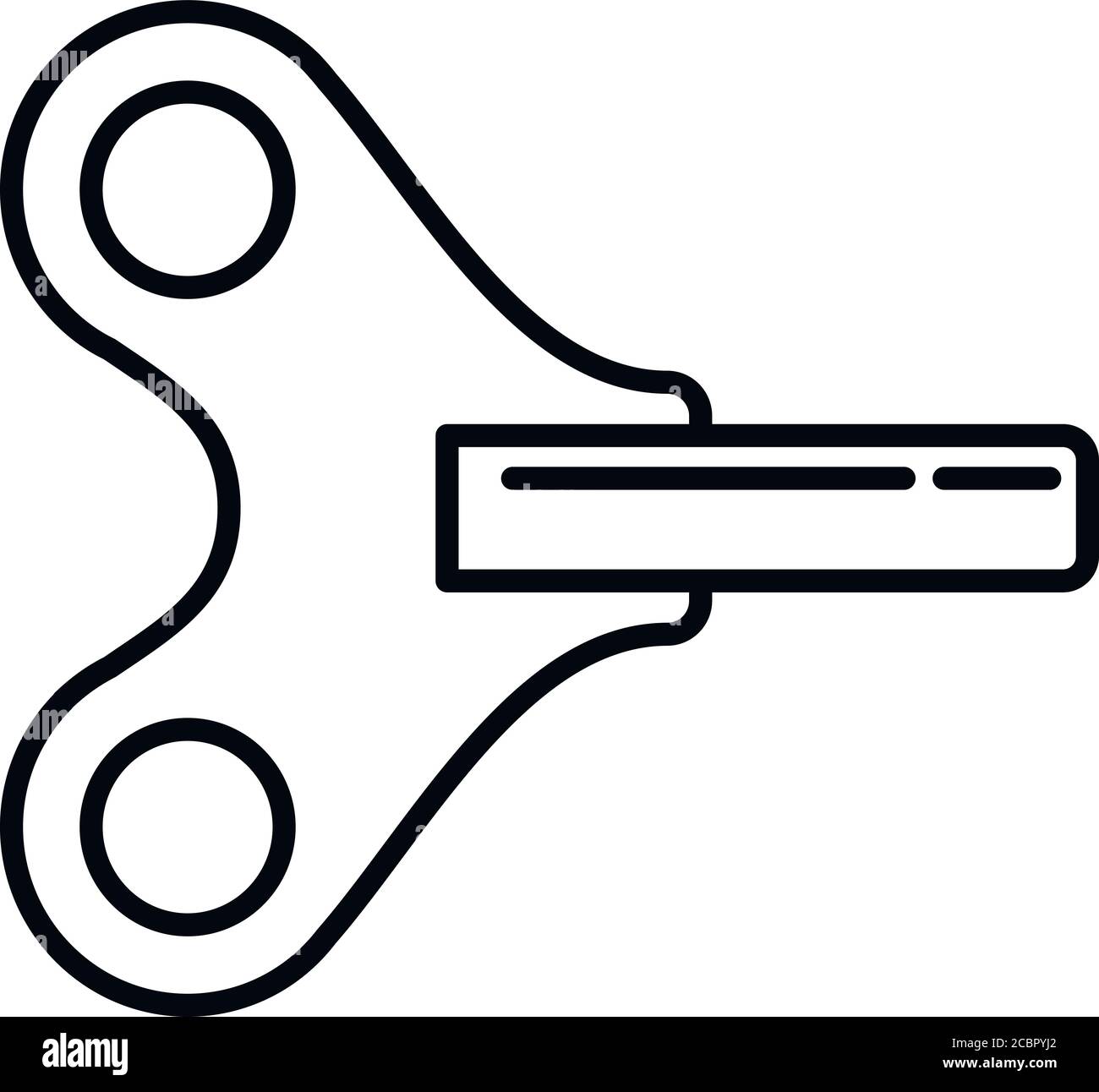 Watch repair gold key icon. Outline watch repair gold key vector icon ...