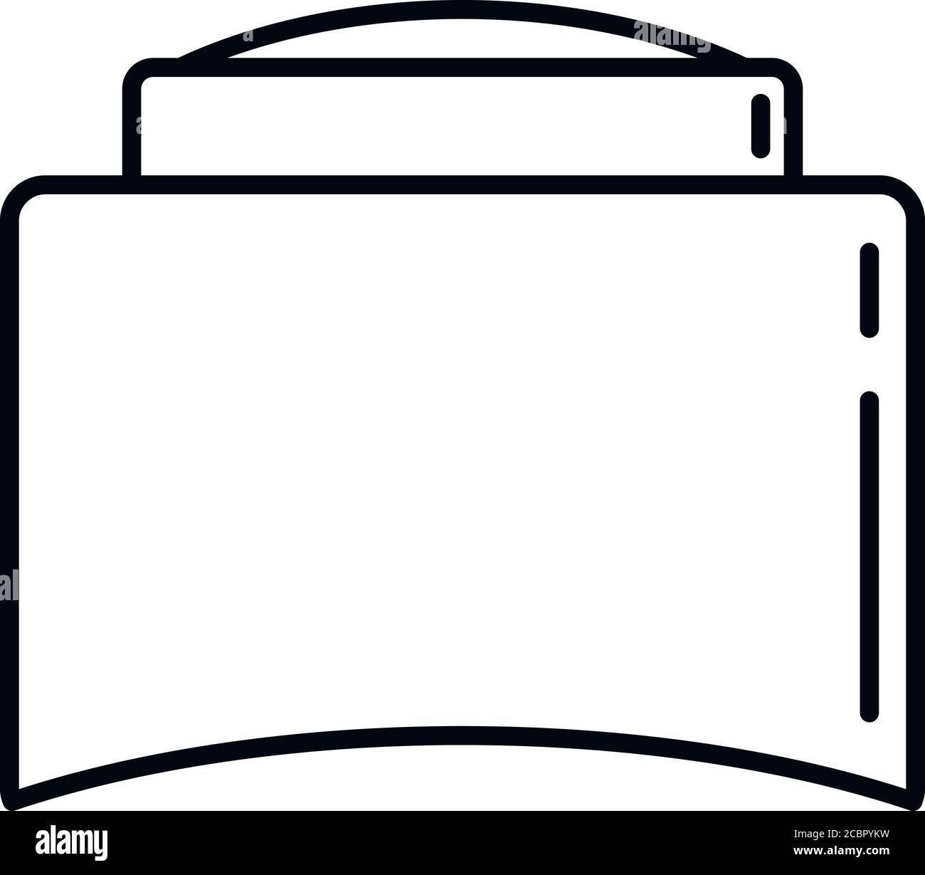 Watch magnifier repair icon. Outline watch magnifier repair vector icon ...