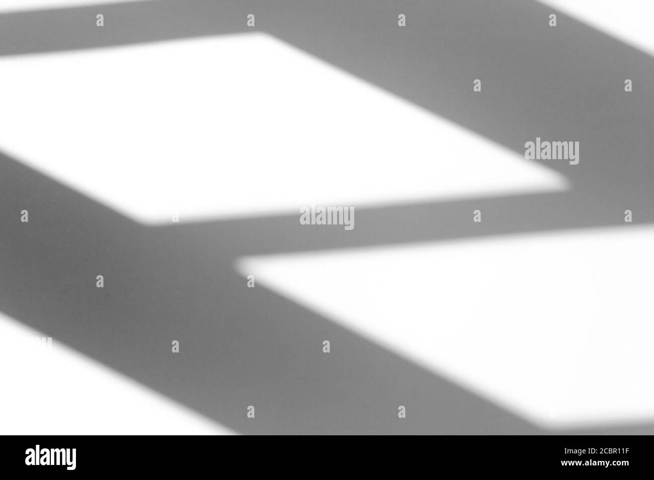 Shadow overlay effect for photo. Geometric shadow from a window or door ...