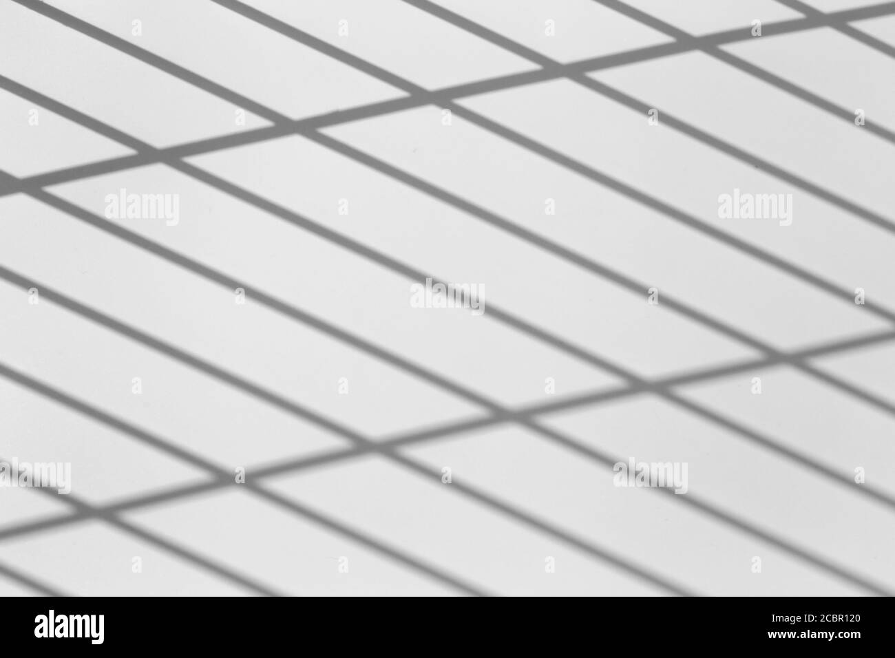 Shadow overlay effect for photo. Shadows from grid lines or grating of ...