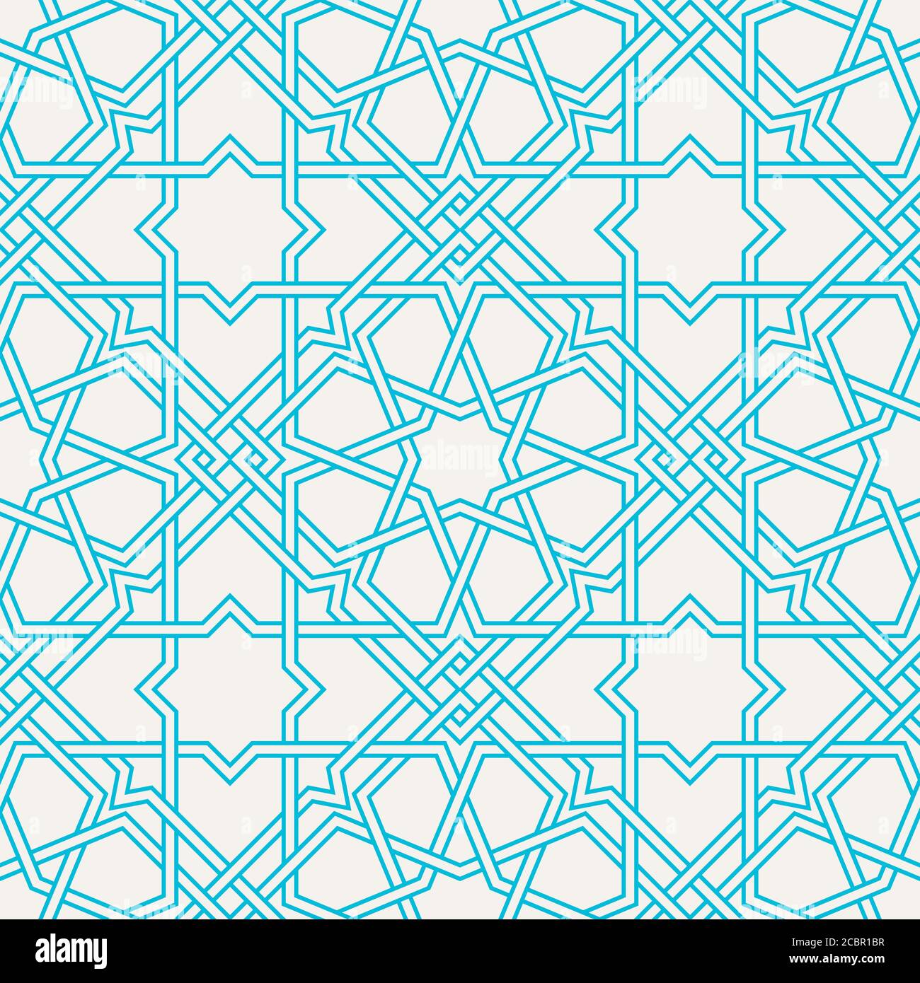 Entwined modern pattern, based on traditional oriental arabic patterns ...