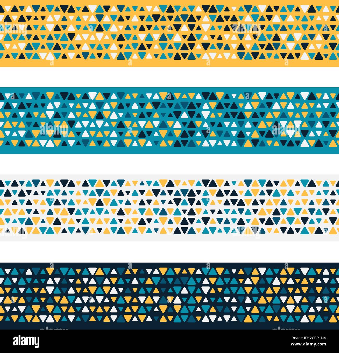 Four abstract patterned banners with mixed small spots. Colorful vector ...