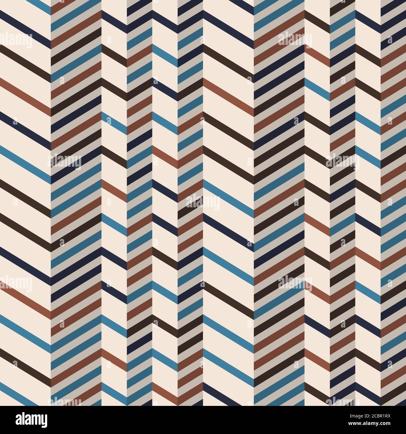 Fashion zigzag pattern in brown retro colors. Seamless chevron pattern ...