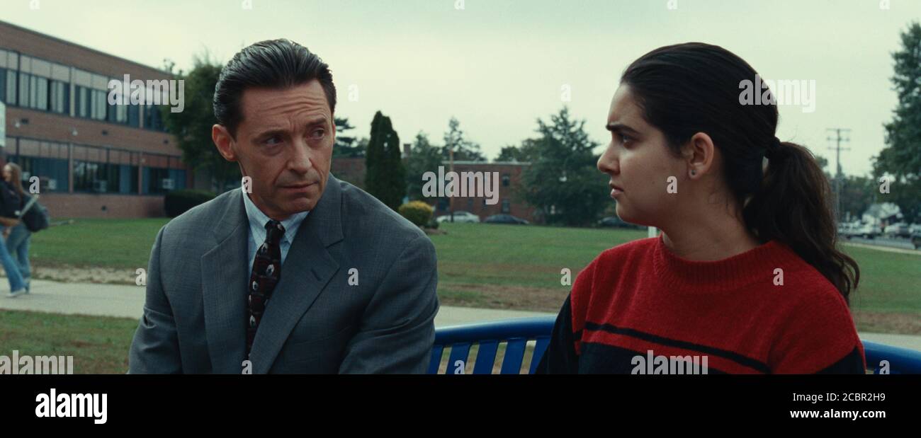 Hugh Jackman And Geraldine Viswanathan In Bad Education 2019