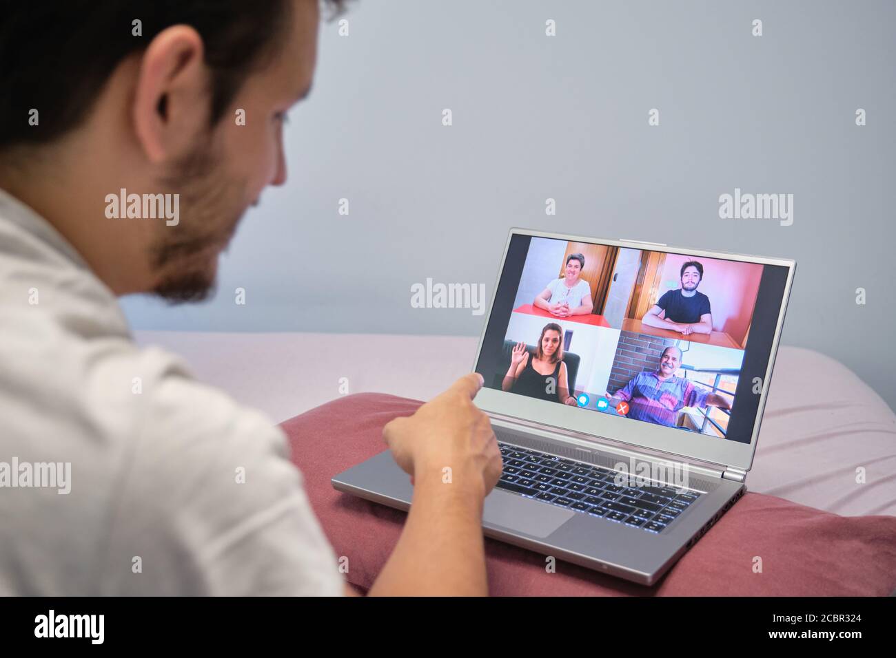 Virtual therapy session hi-res stock photography and images - Alamy