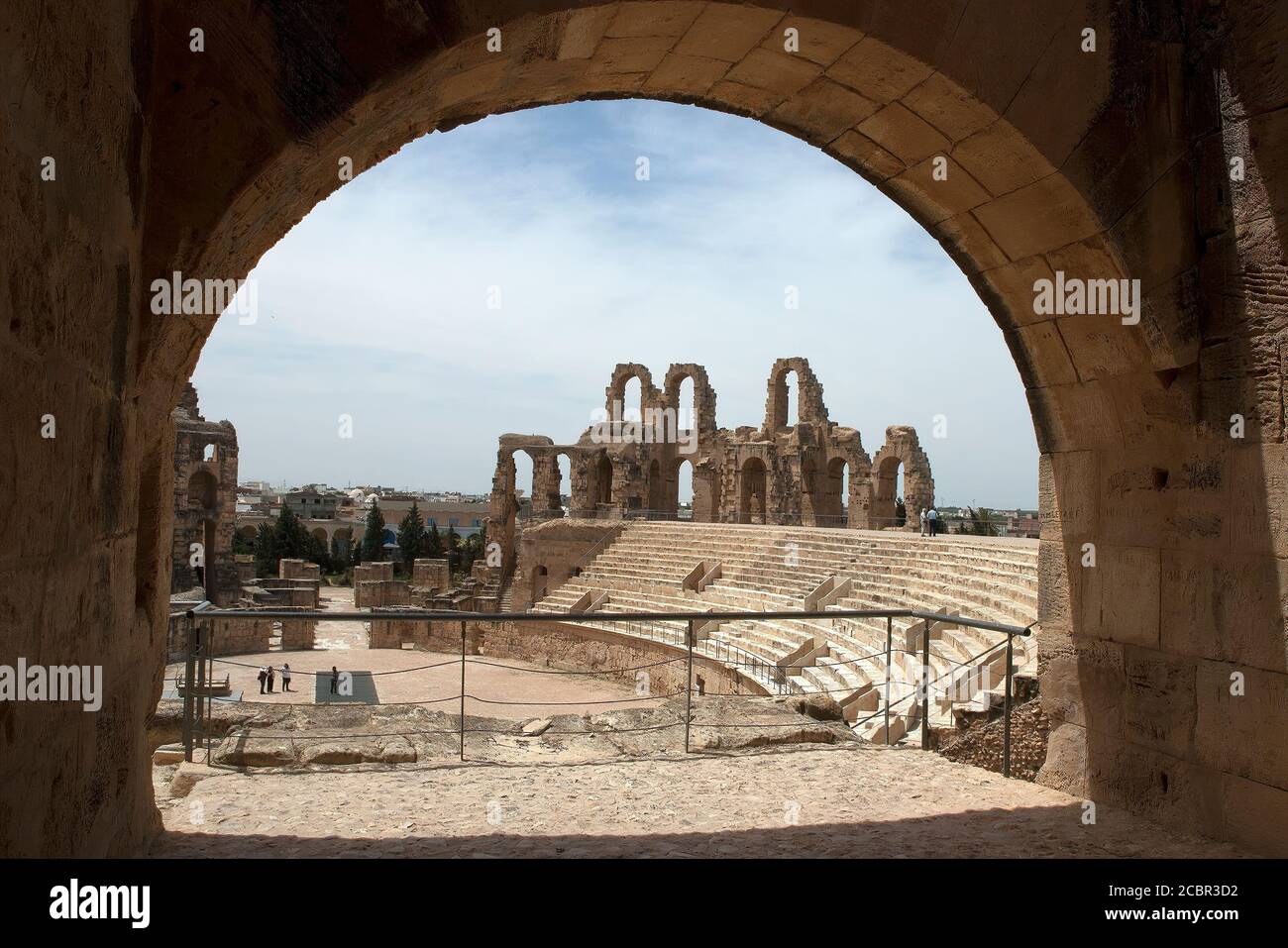 Ancient thysdrus tunisia tourism colosseum roman amphitheatre historic ...