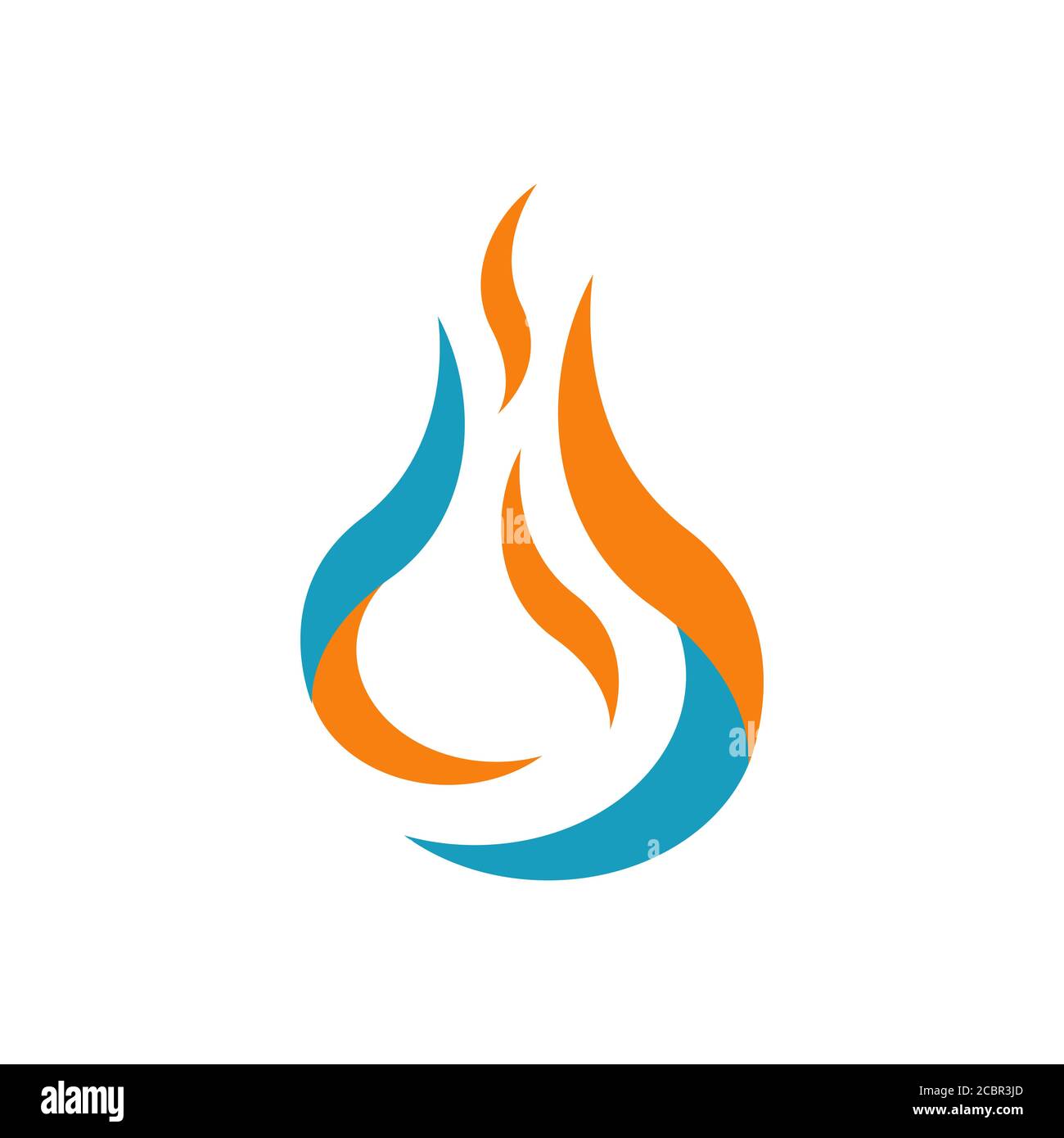 hot fire flames logo vector icons illustrations in white background ...