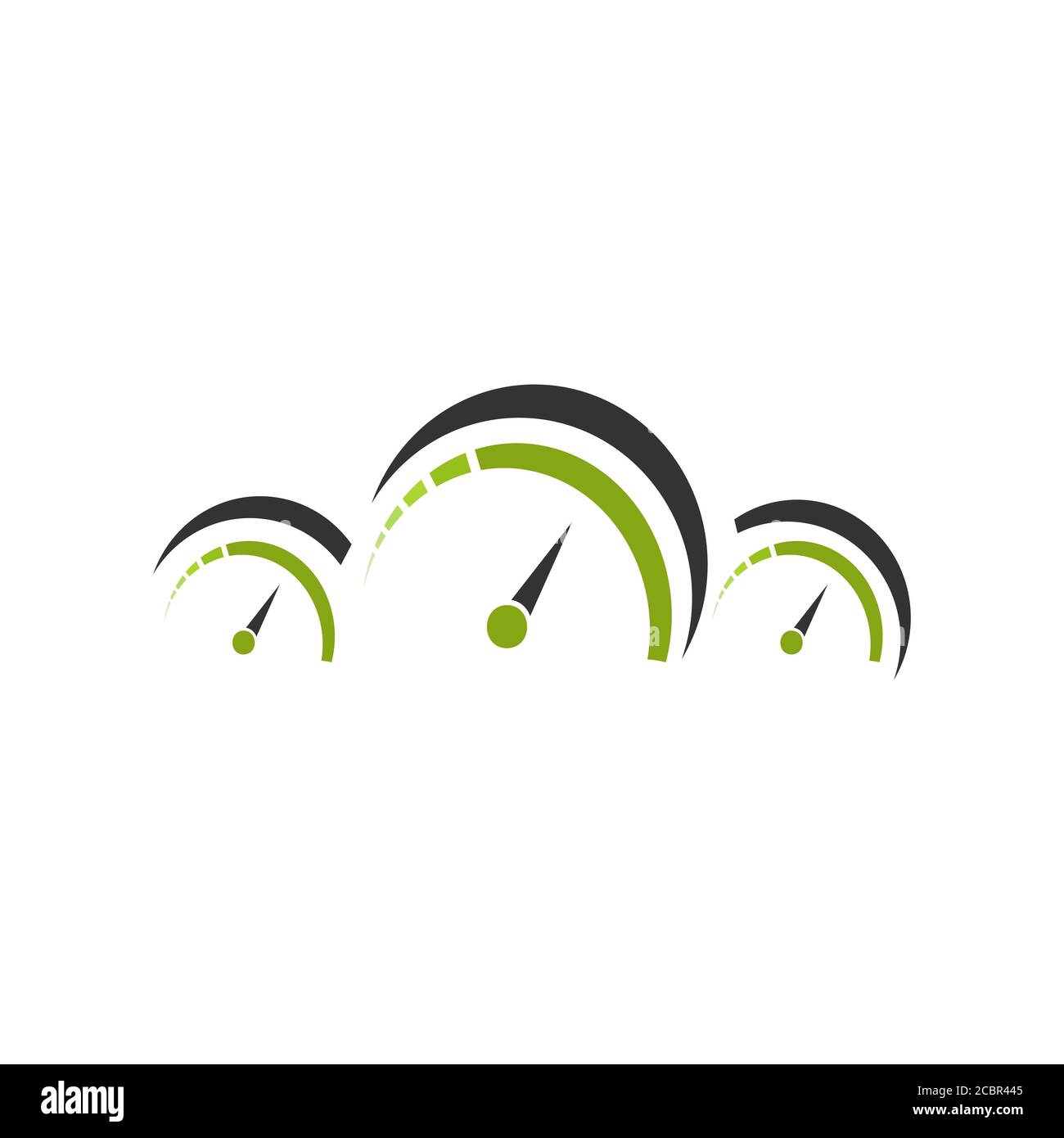 speed up speedometer gauge logo design vector illustrations Stock ...