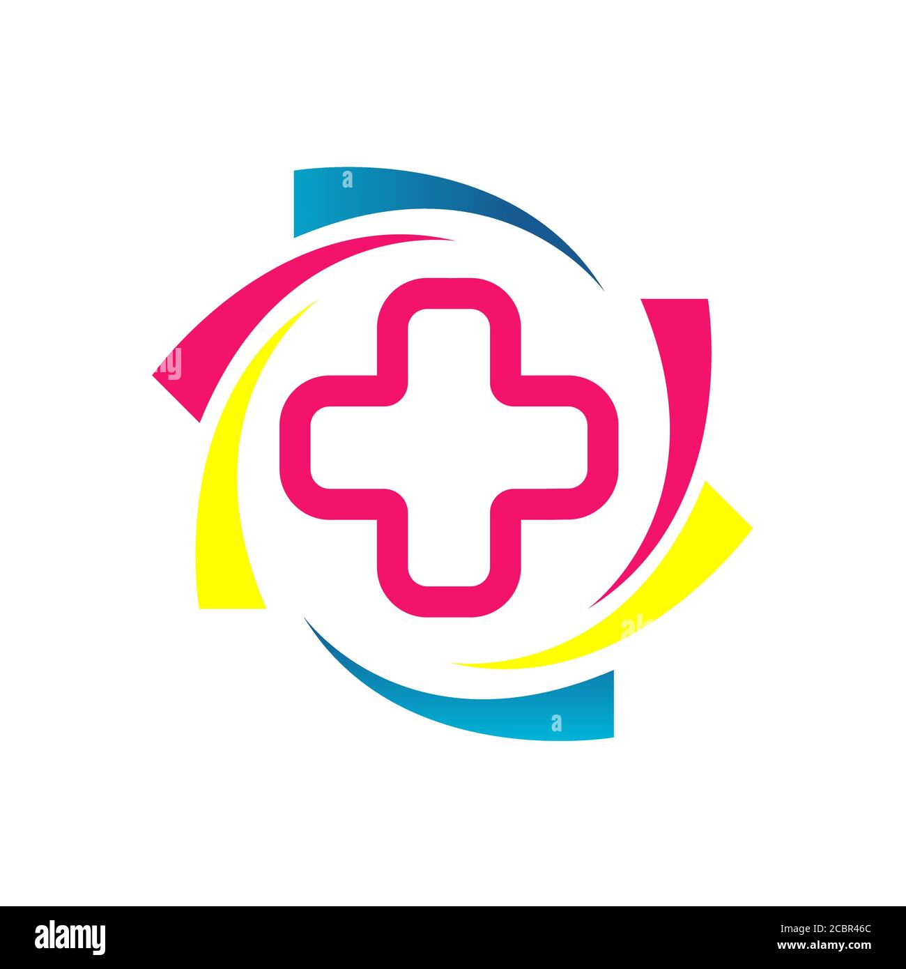 creative colorful Medical pharmacy Health care logo vector graphic ...