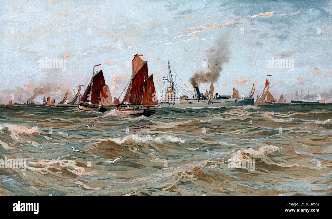 Schwinge Friedrich Wilhelm - Kaiserliche Marine Brummer Beim ...