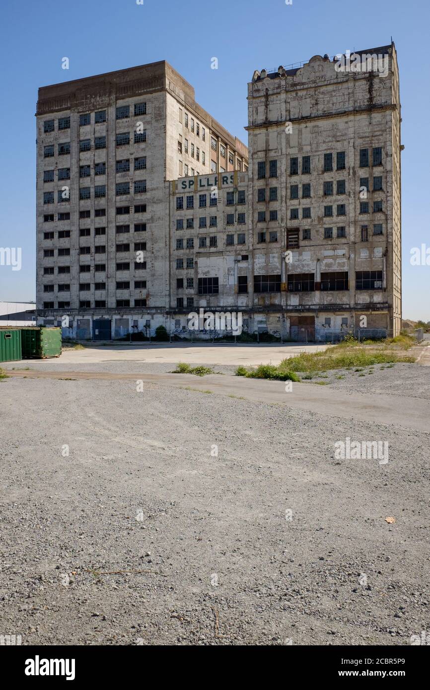 Millennium Mills, Royal Victoria Dock, London Stock Photo - Alamy