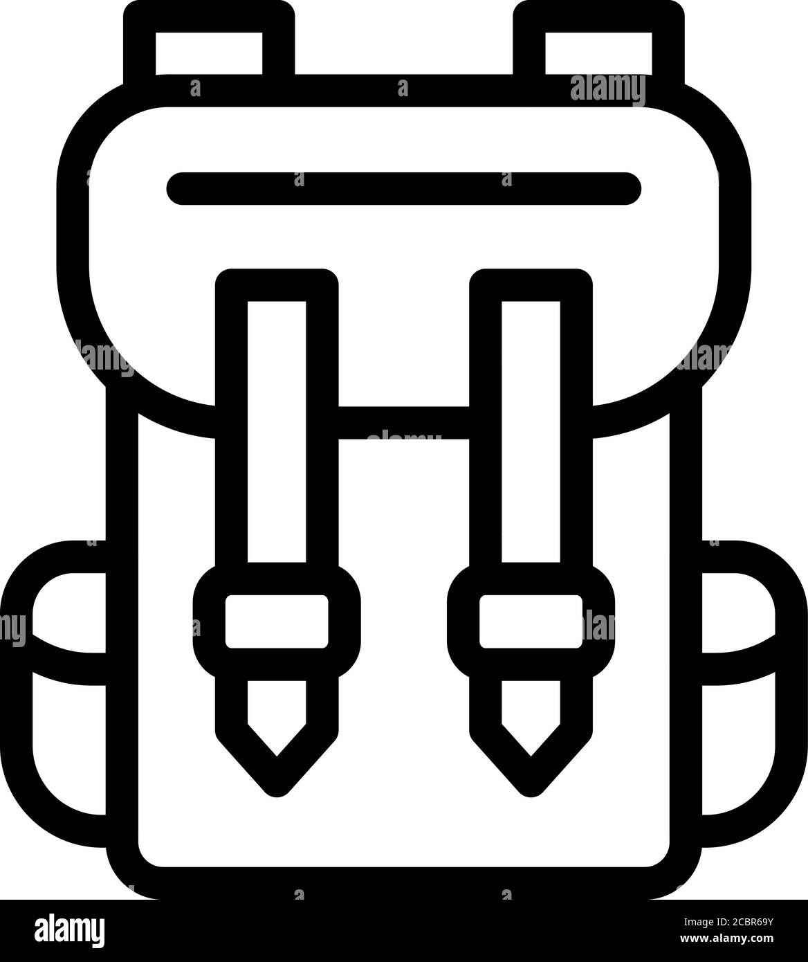 Travel backpack icon, outline style Stock Vector Image & Art - Alamy