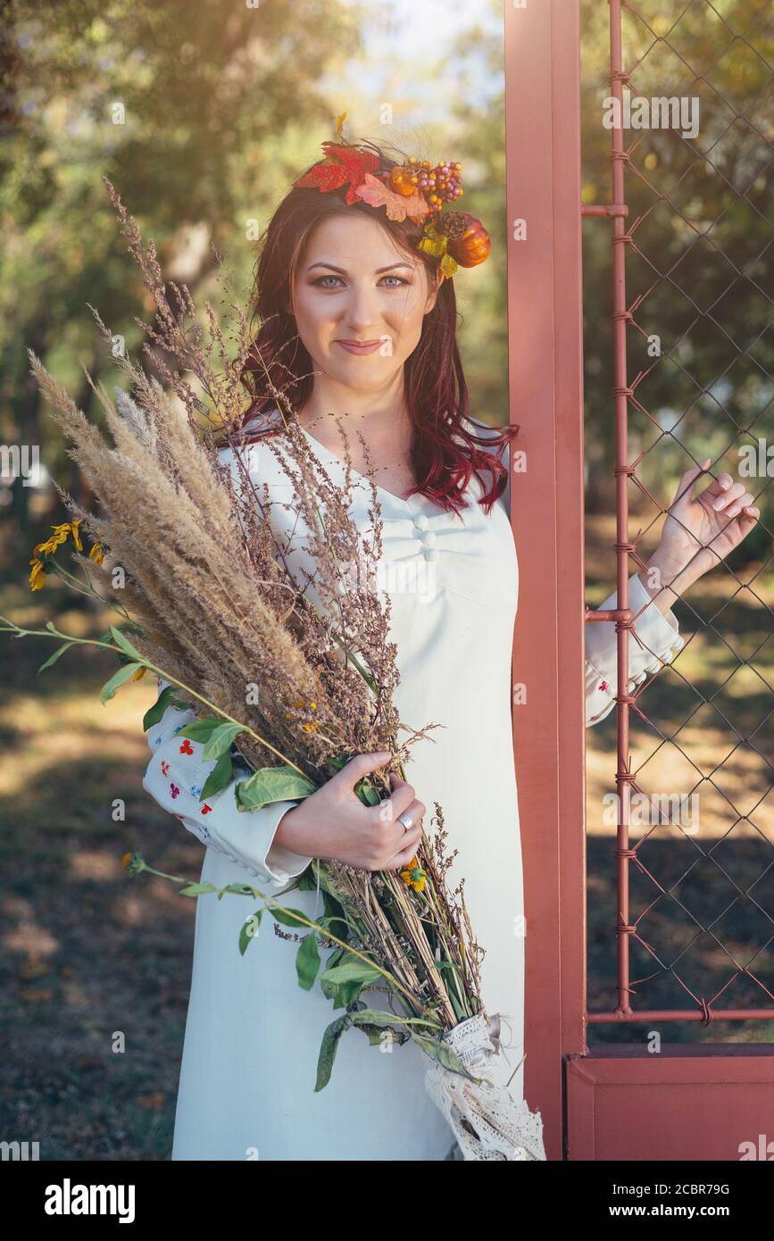 Traditional woman beautiful blue eyes hi-res stock photography and ...