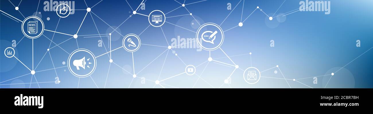 public relations icon concept: pr / media relations / marketing ...