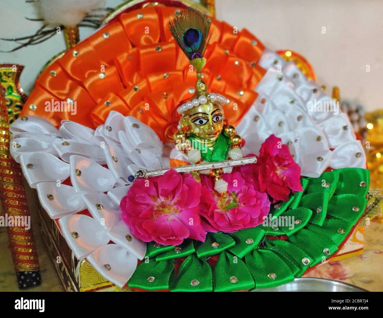 Ajmer, Rajasthan, India, 15 August, 2020: Devotee Priya Rathore ...