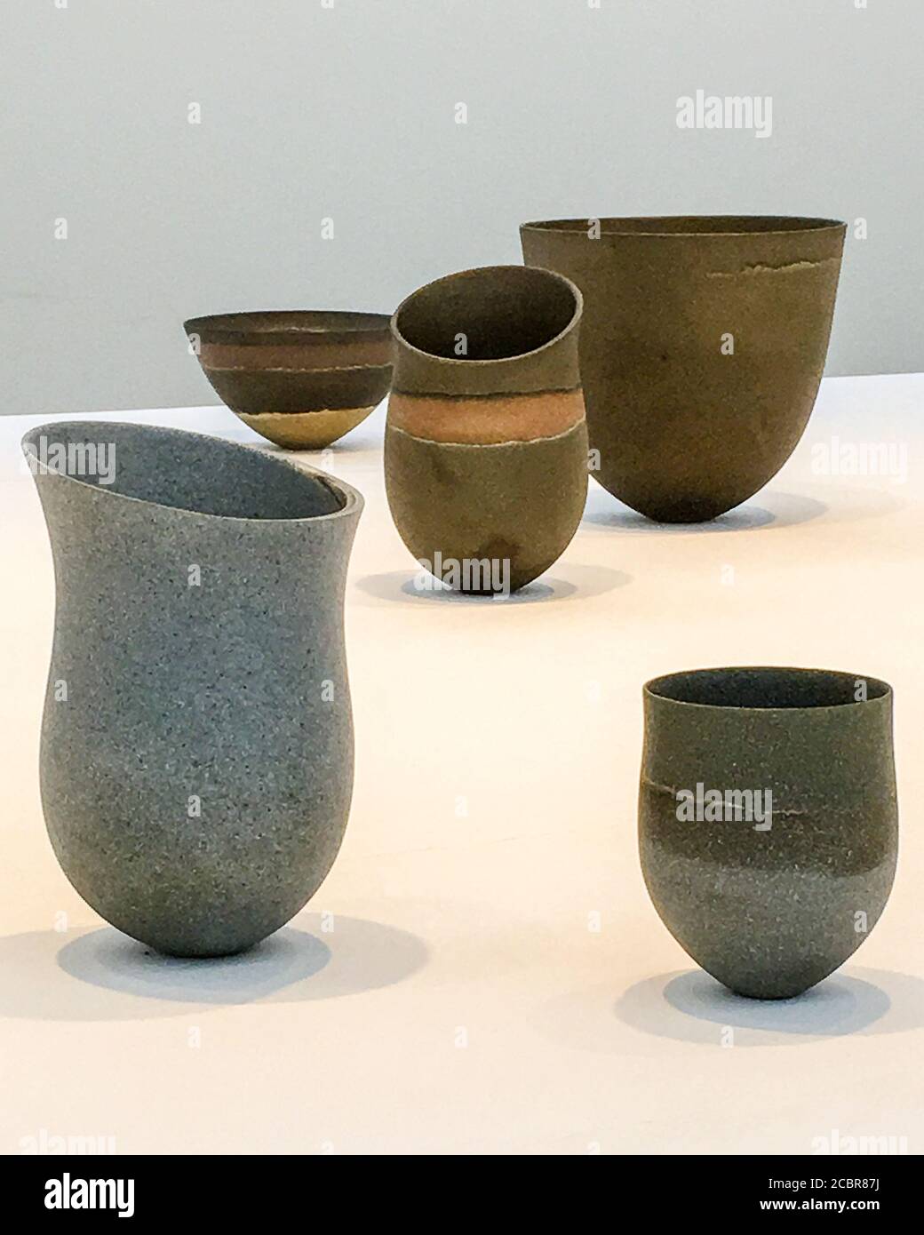 Jennifer Lee Studio Pottery at Kettle's Yard: Number One Stock Photo ...