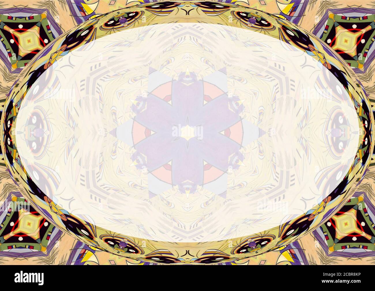 Innovative border design inspired by Black and Violet by Wassily ...