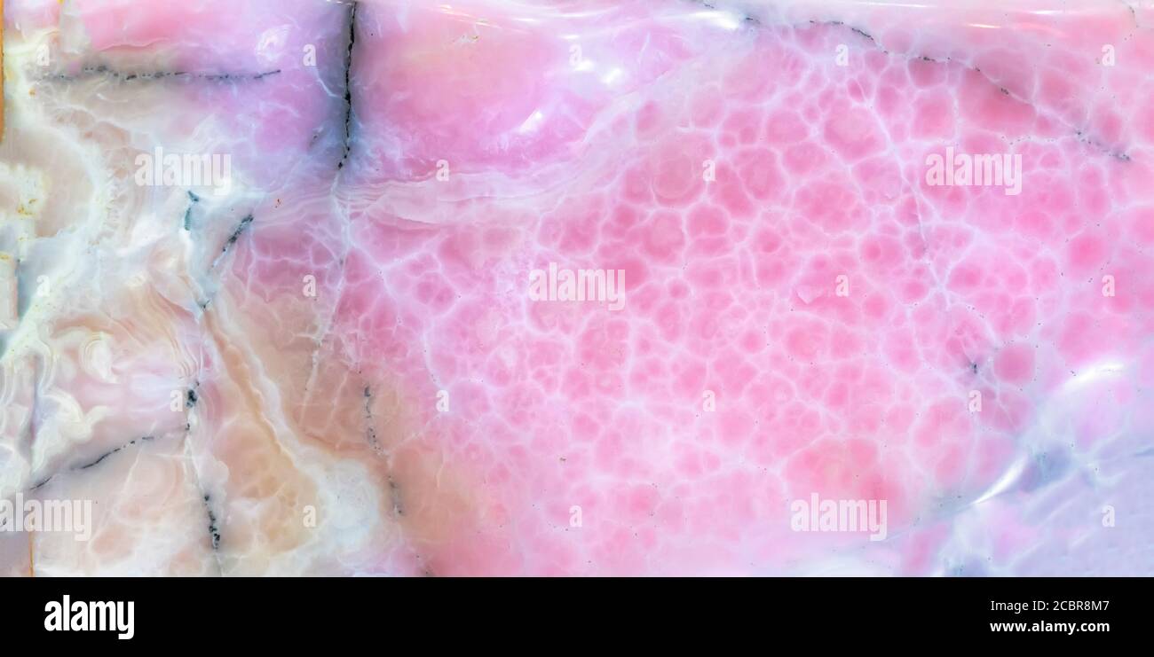 Mineral stone with abstract stripes has been formed of volcanic rock ...