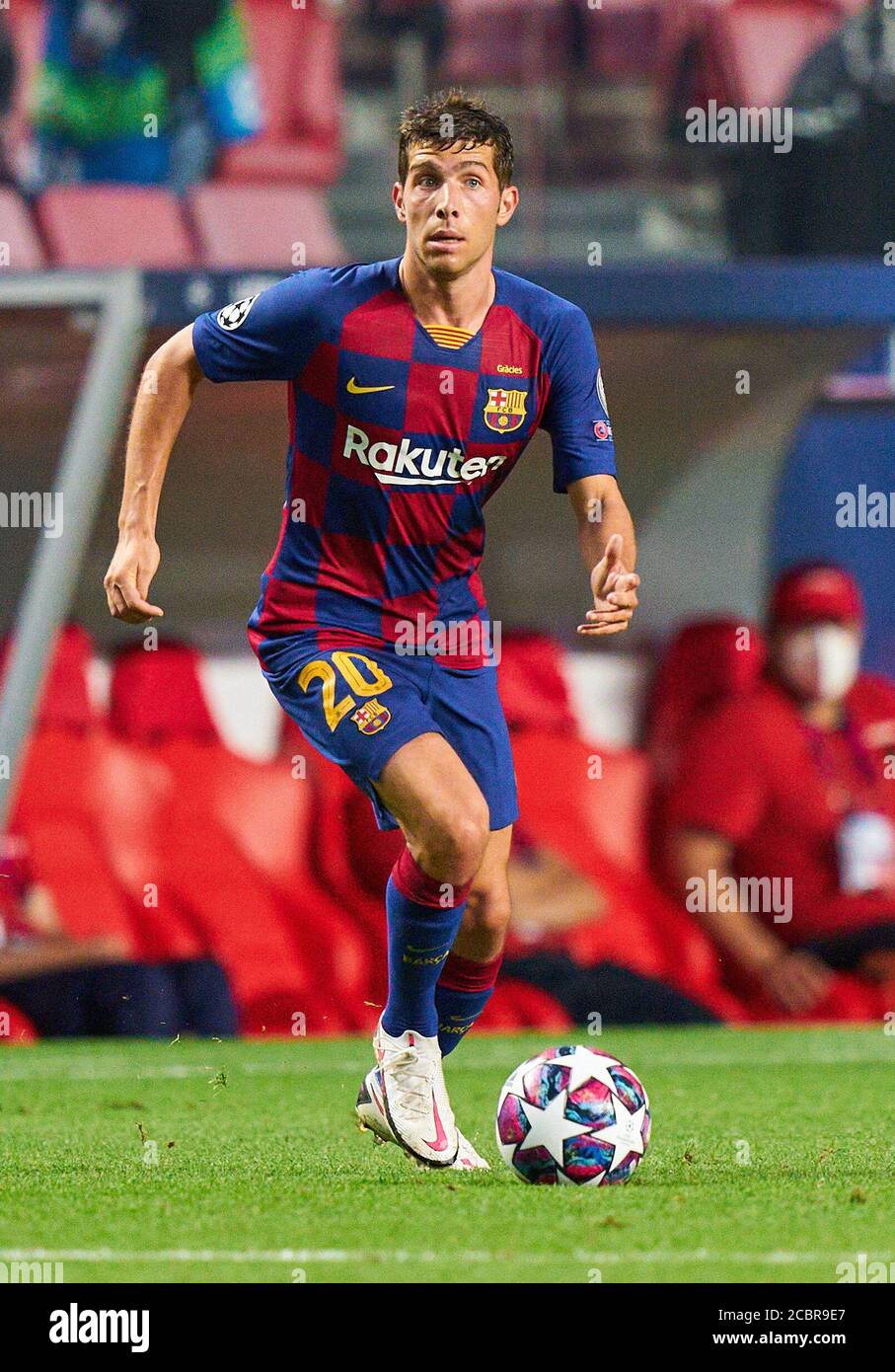 Lisbon, Lissabon, Portugal, 14th August 2020. Sergi ROBERTO, Barca 20 ...