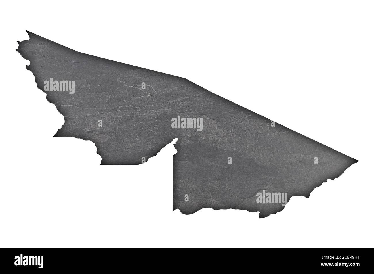 Map of Acre on dark slate Stock Photo - Alamy