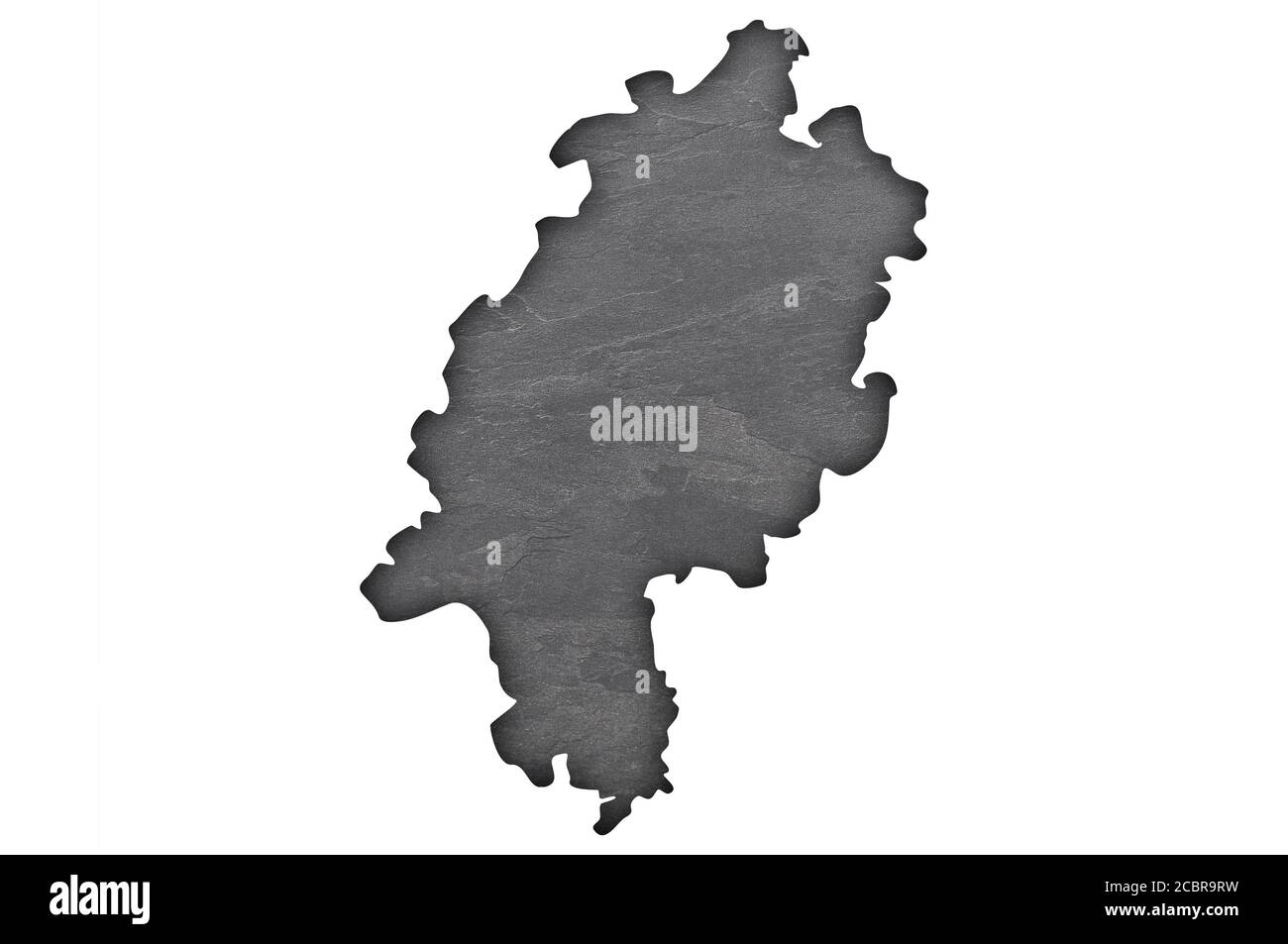 Hesse state isolated map Cut Out Stock Images & Pictures - Alamy