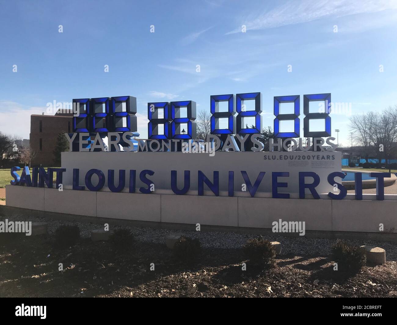 Saint louis university missouri logo hi-res stock photography and ...