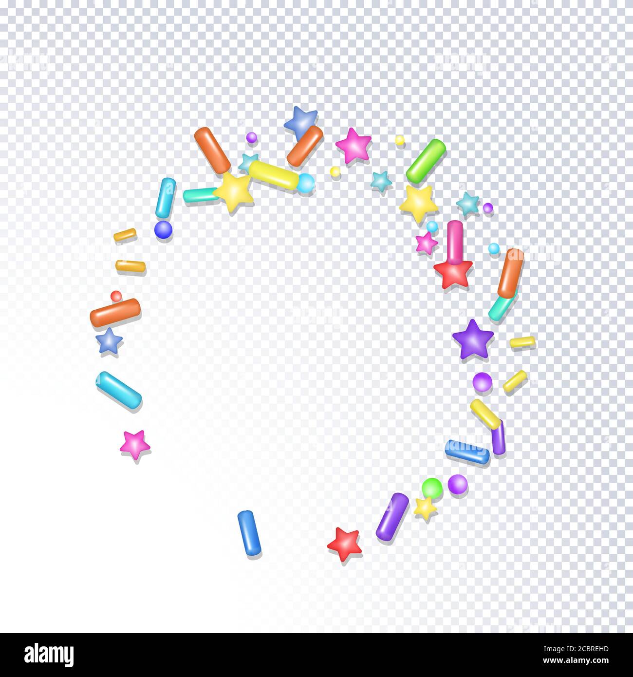 Sprinkle with grains of desserts. Abstract pattern with realistic ...