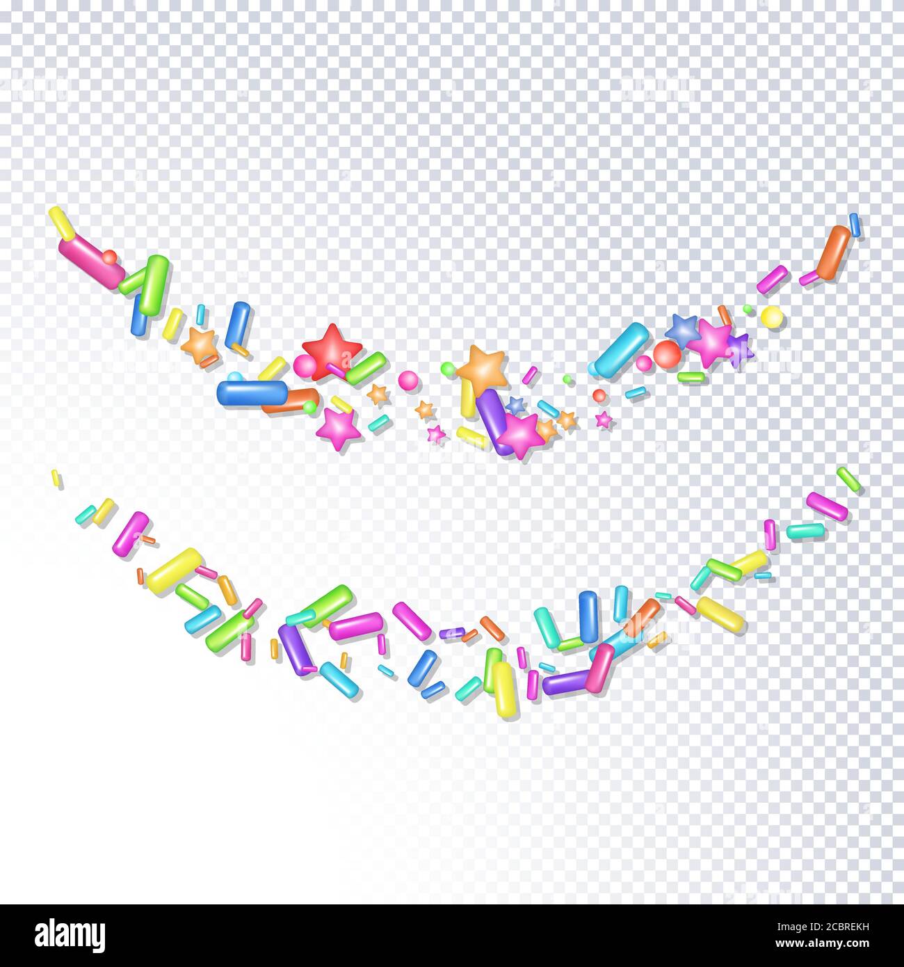 Sprinkle with grains of desserts. Abstract pattern with realistic ...