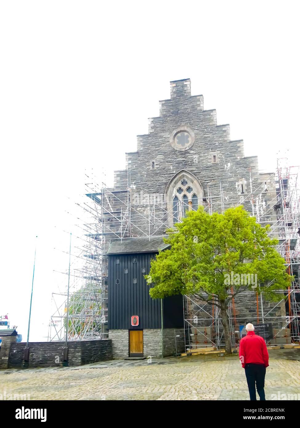 Bergen, Norway,2/6/2013 ,maintenance of Haakons Hall (Norwegian ...