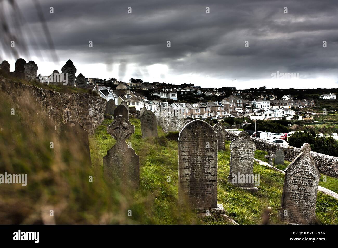 England cornwall cemetery grave hi-res stock photography and images - Alamy