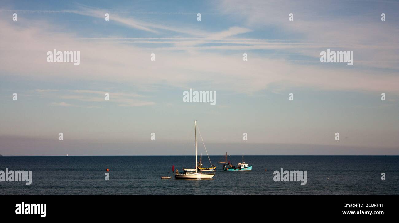 Looe Village in Cornwall Stock Photo - Alamy