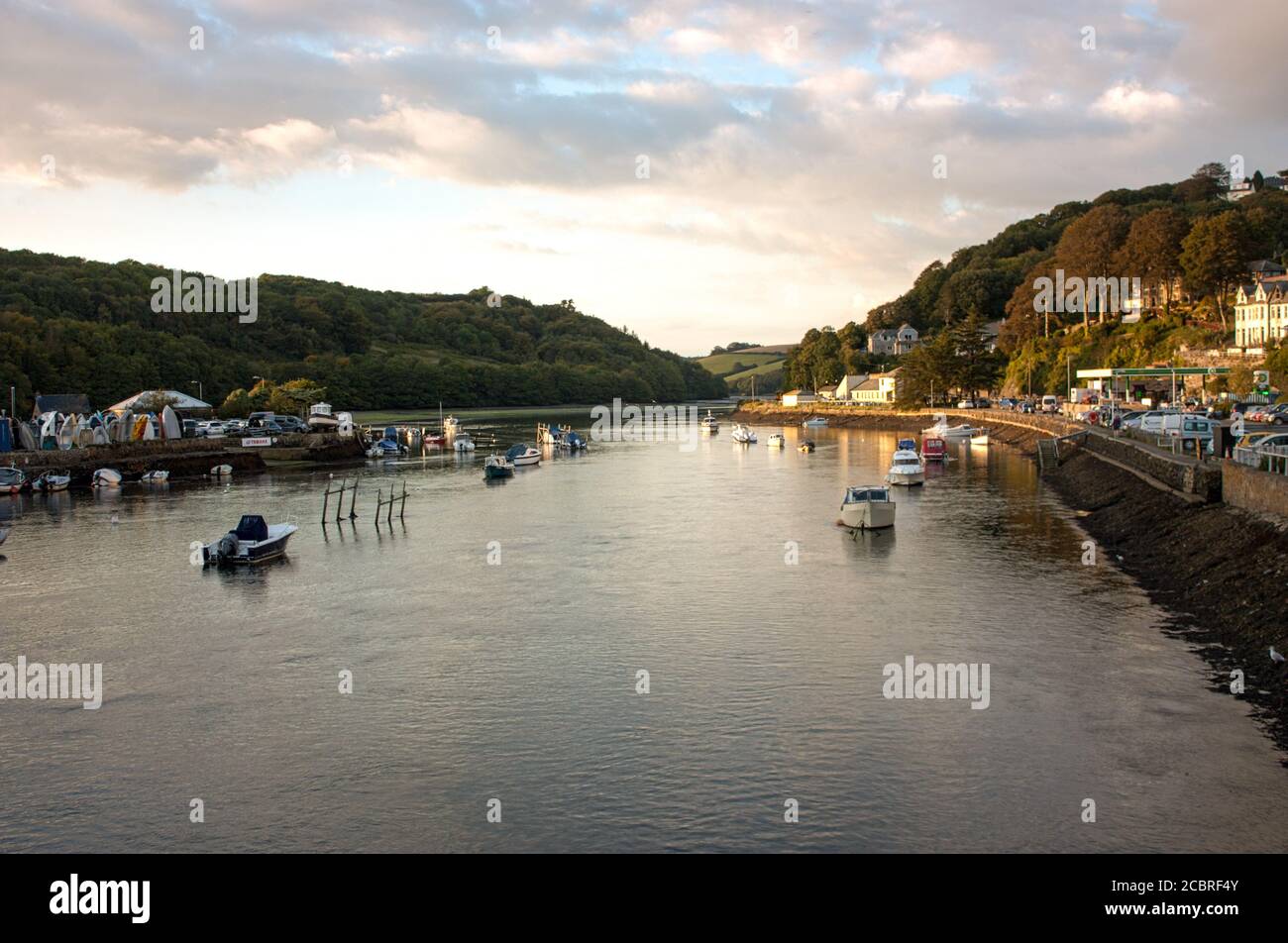 Looe Village in Cornwall Stock Photo - Alamy