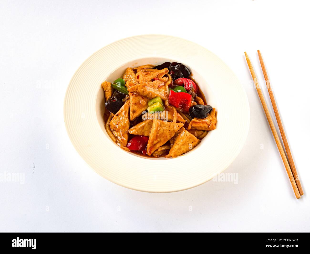 Chicken in Tou Ban sauce (chicken fillet, spices, garlic, sterling ...