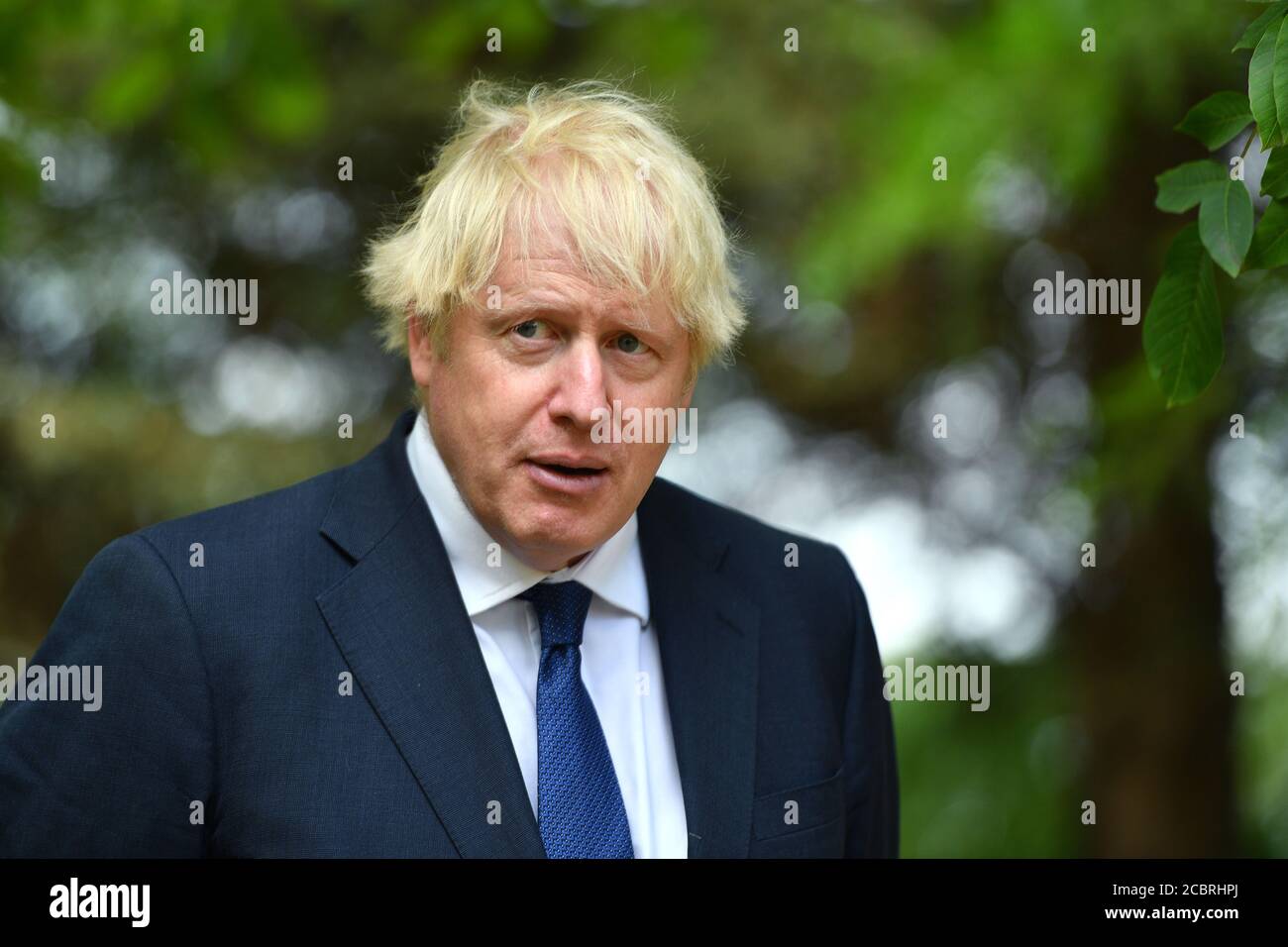 Prime Minister Boris Johnson meets veterans following the national ...