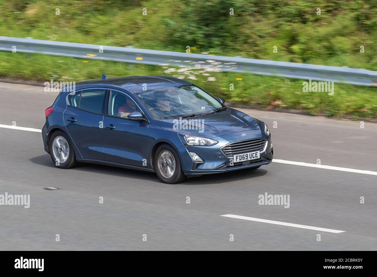 Ford focus titanium blue cars hi-res stock photography and images - Alamy