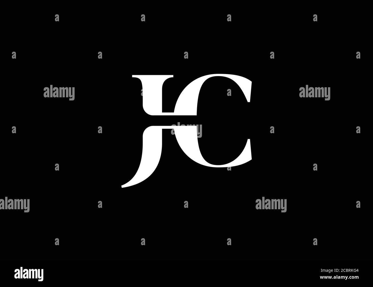 J C Initial Letter Logo design, Graphic Alphabet Symbol for Corporate ...