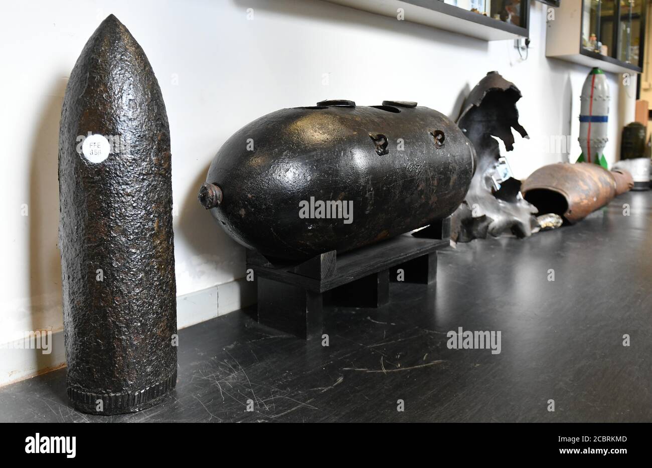 Hong Kong. 15th Aug, 2020. Photo taken on Aug. 7, 2020 shows shells of ...