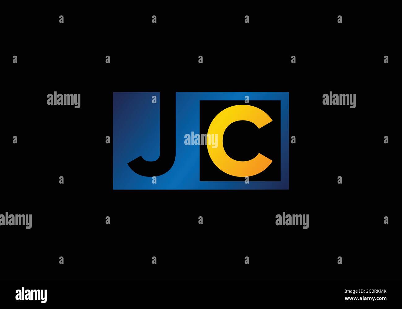 J C Initial Letter Logo design, Graphic Alphabet Symbol for Corporate ...