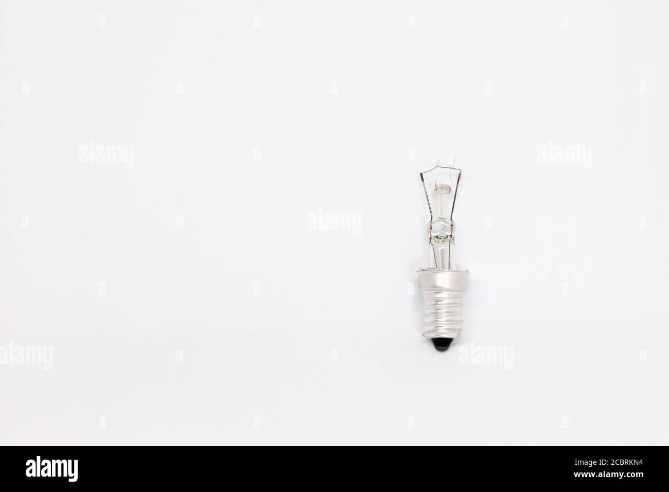 Rejected Idea. Macro photo of a broken light bulb Stock Photo - Alamy