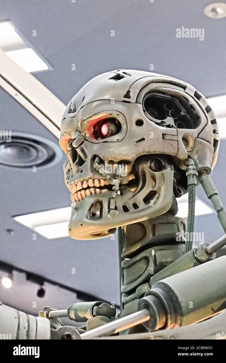 Photo of the T-800 Endoskeleton from the Terminator 3D,one of the most ...