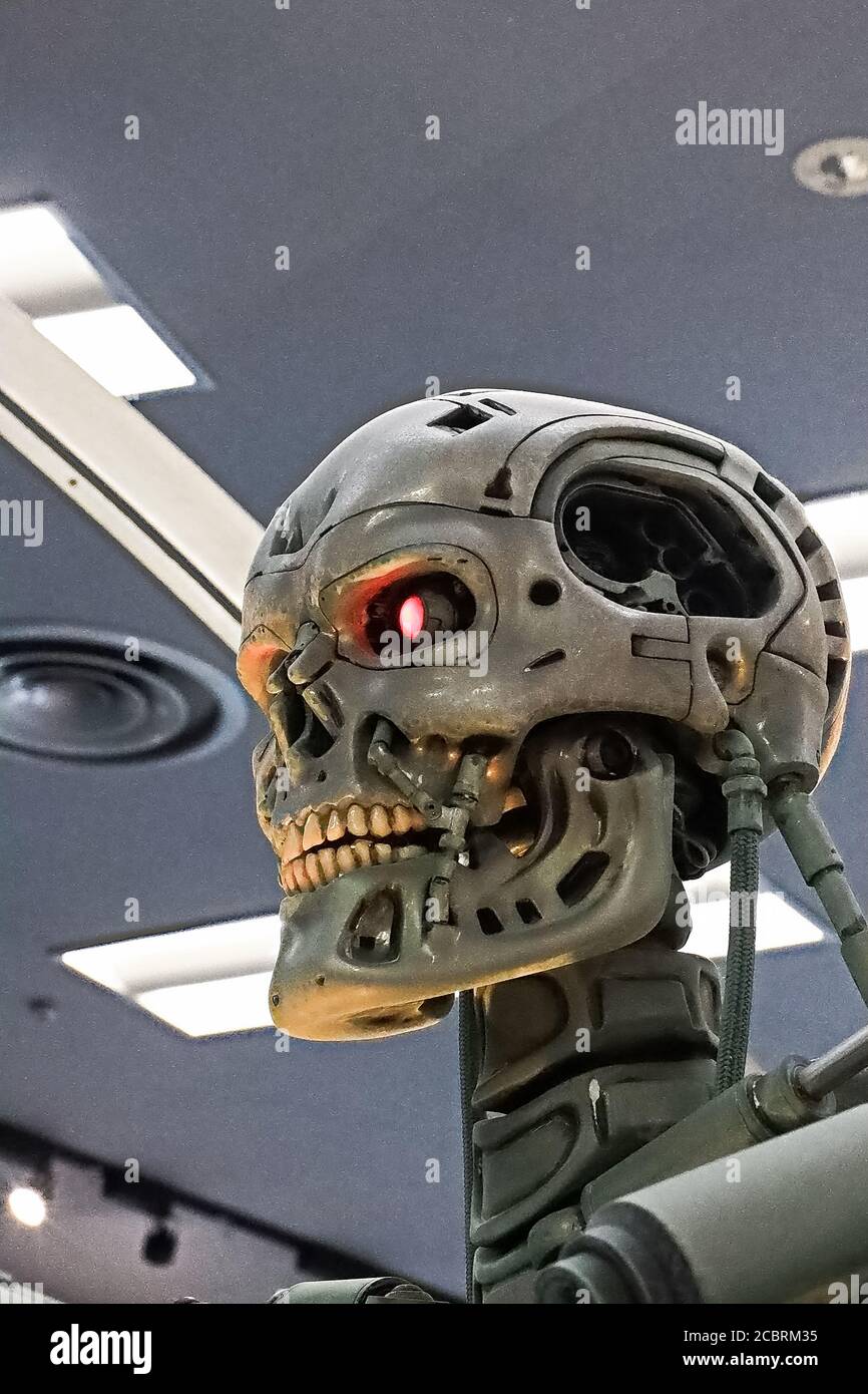 Photo of the T-800 Endoskeleton from the Terminator 3D,one of the most ...