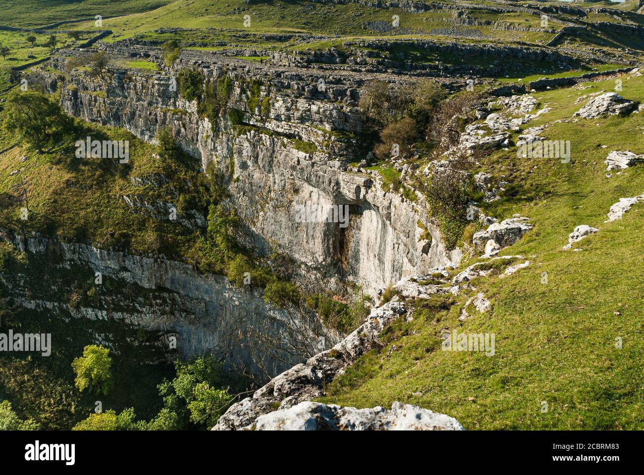 Malham Cove near Malham in the Yorkshire Dales National Park Stock ...