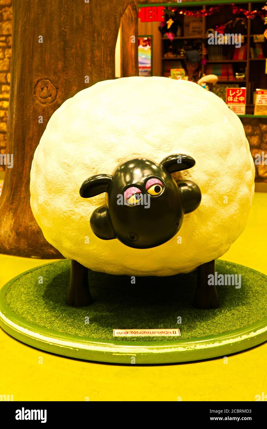 Shirley the Sheep figure from Shaun the Sheep at Expocity,Osaka.JAPAN ...